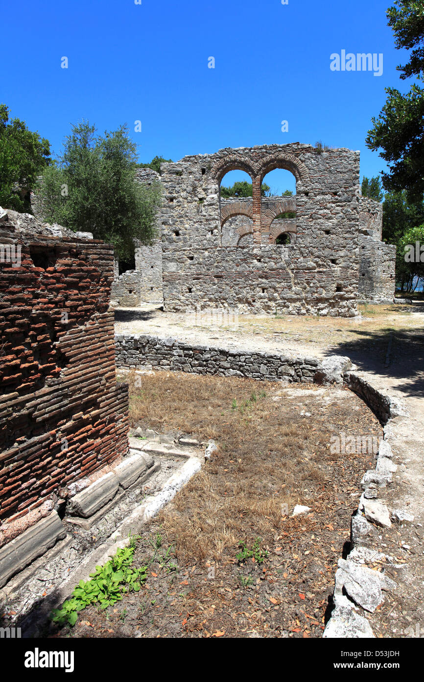 Ruins of the ancient site of Butrint, UNESCO World Heritage Site ...