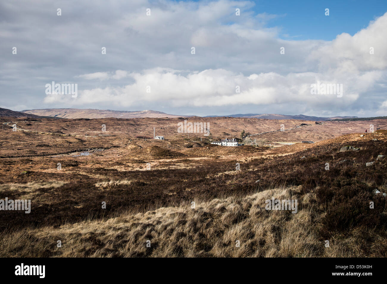 Sligachan Inn from Glen Sligachan on the Isle of Skye in Scotland Stock ...