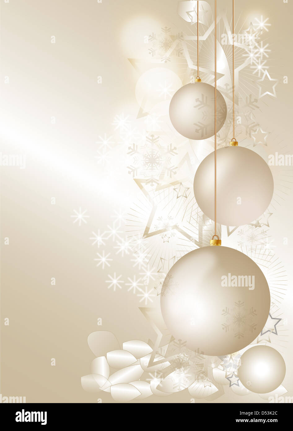 Gold Christmas 2 Stock Photo - Alamy