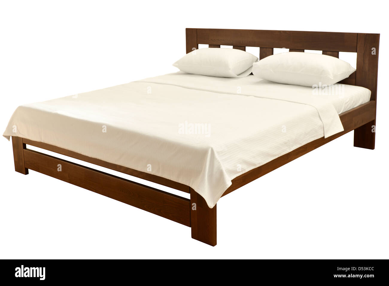 bed isolated on white Stock Photo - Alamy