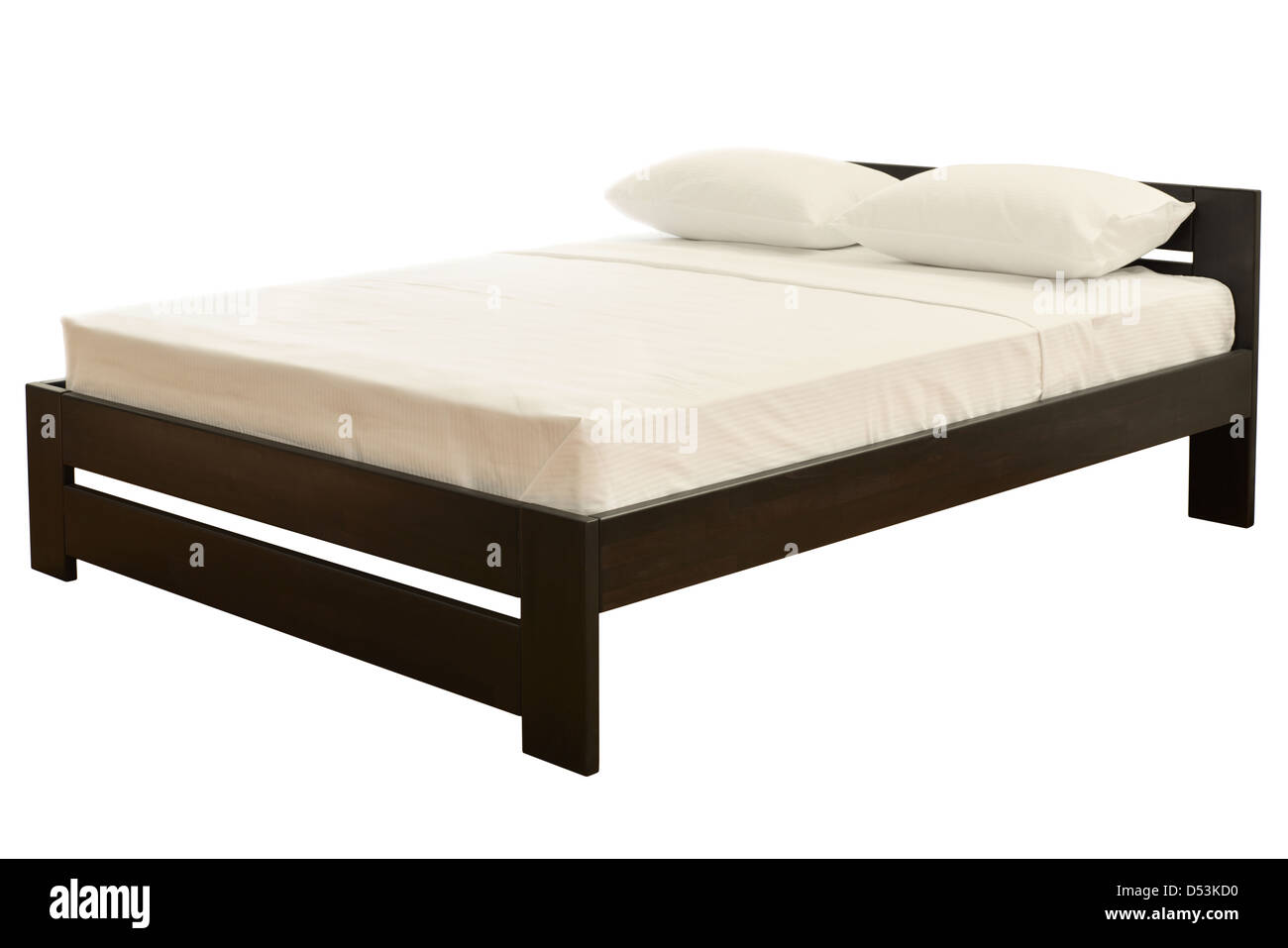 bed isolated on white Stock Photo - Alamy