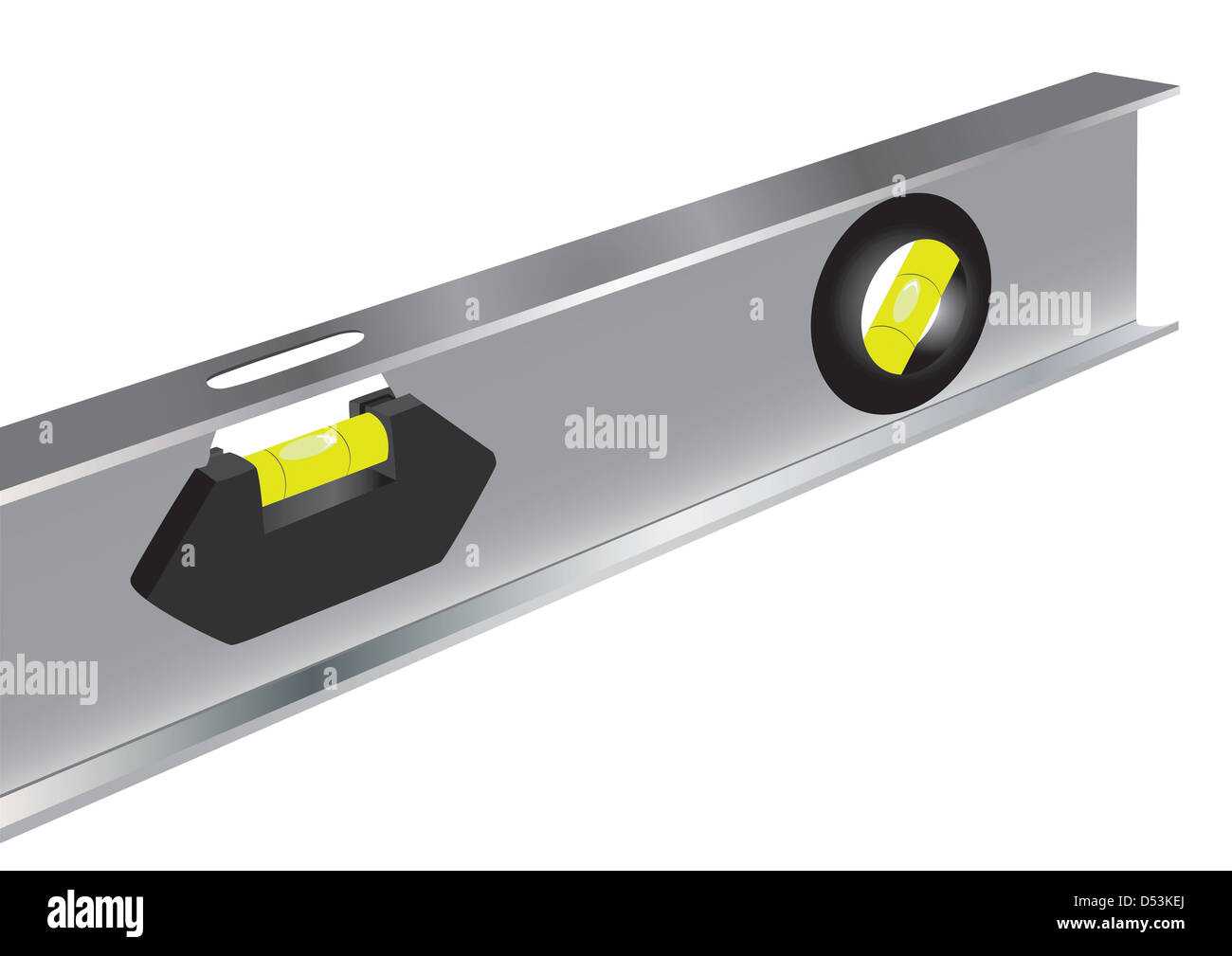mason's level vector on white background Stock Photo - Alamy