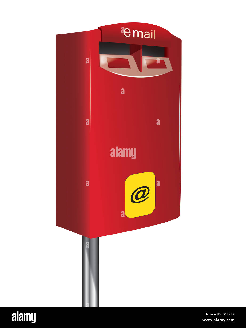 mailbox vector for concept email Stock Photo - Alamy