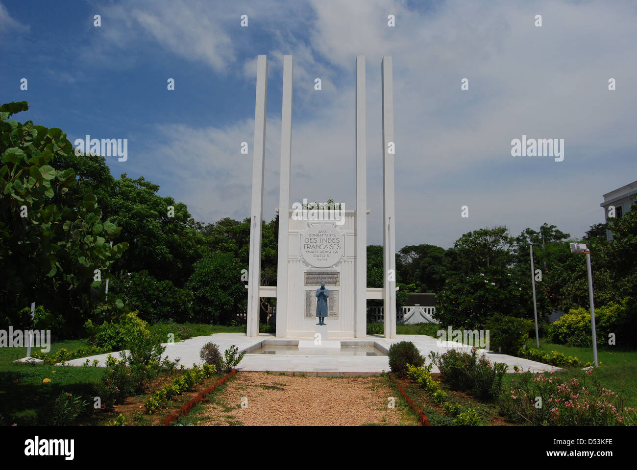 French war memorial Monument Built during First World War in 1971 at ...