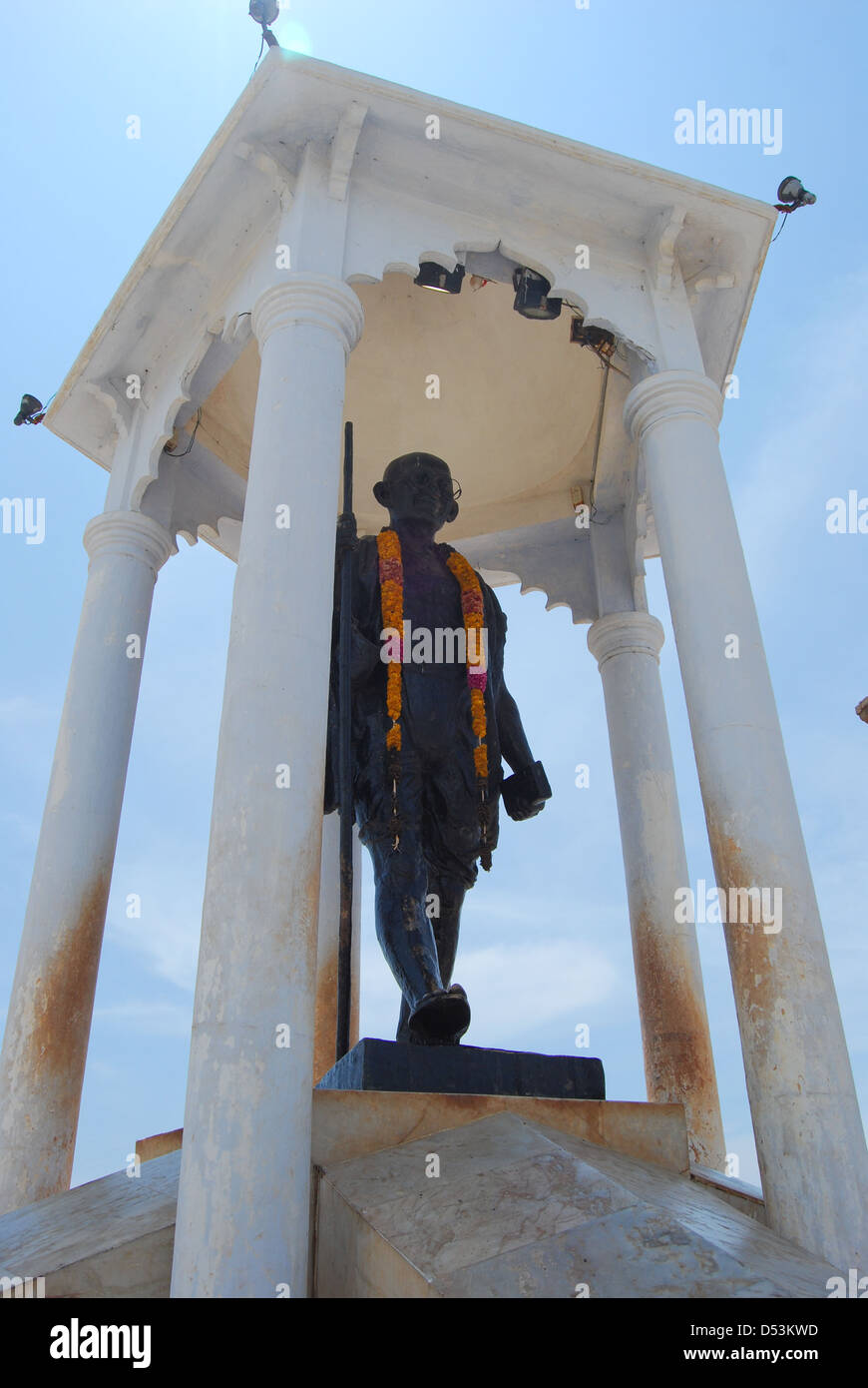 Statue of Mahatma Gandhi, Pondicherry, Puducherry India Stock Photo - Alamy