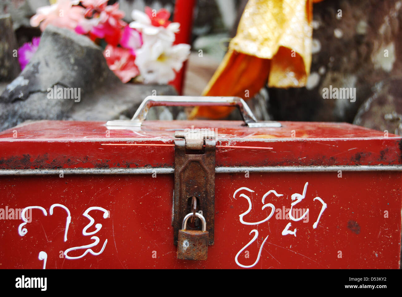 Offerings Box Ankor Wat Cambodia Buddhist Stock Photo - Alamy