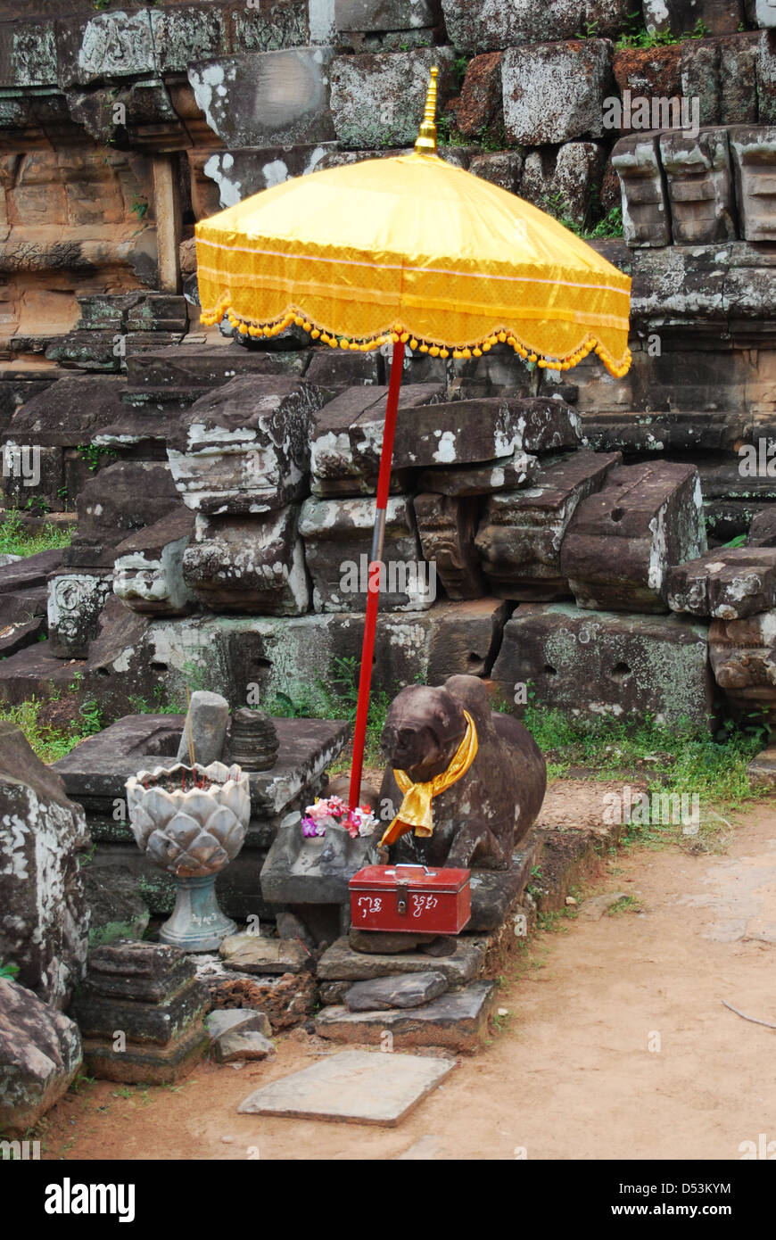 Offerings Box Ankor Wat Cambodia Stock Photo - Alamy