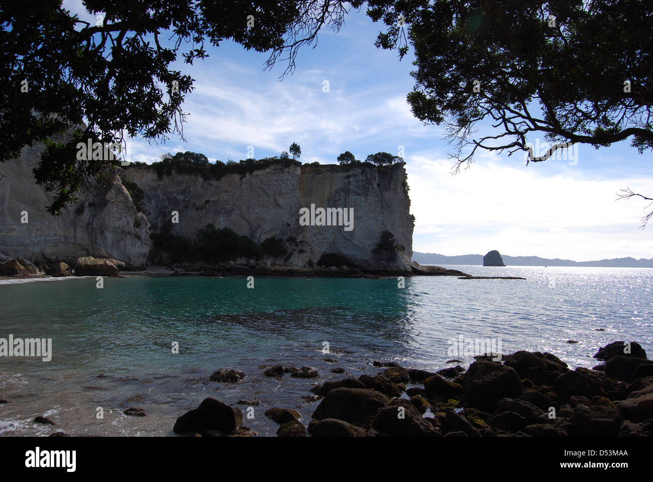 Cathedral Cove, New Zealand Stock Photo - Alamy