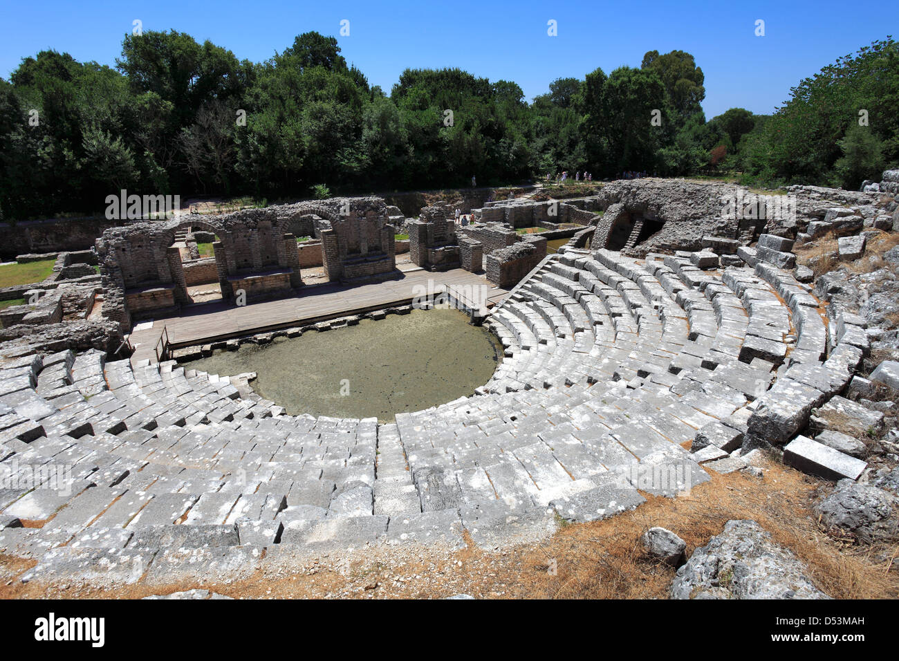 Ruins of the ancient site of Butrint, UNESCO World Heritage Site ...