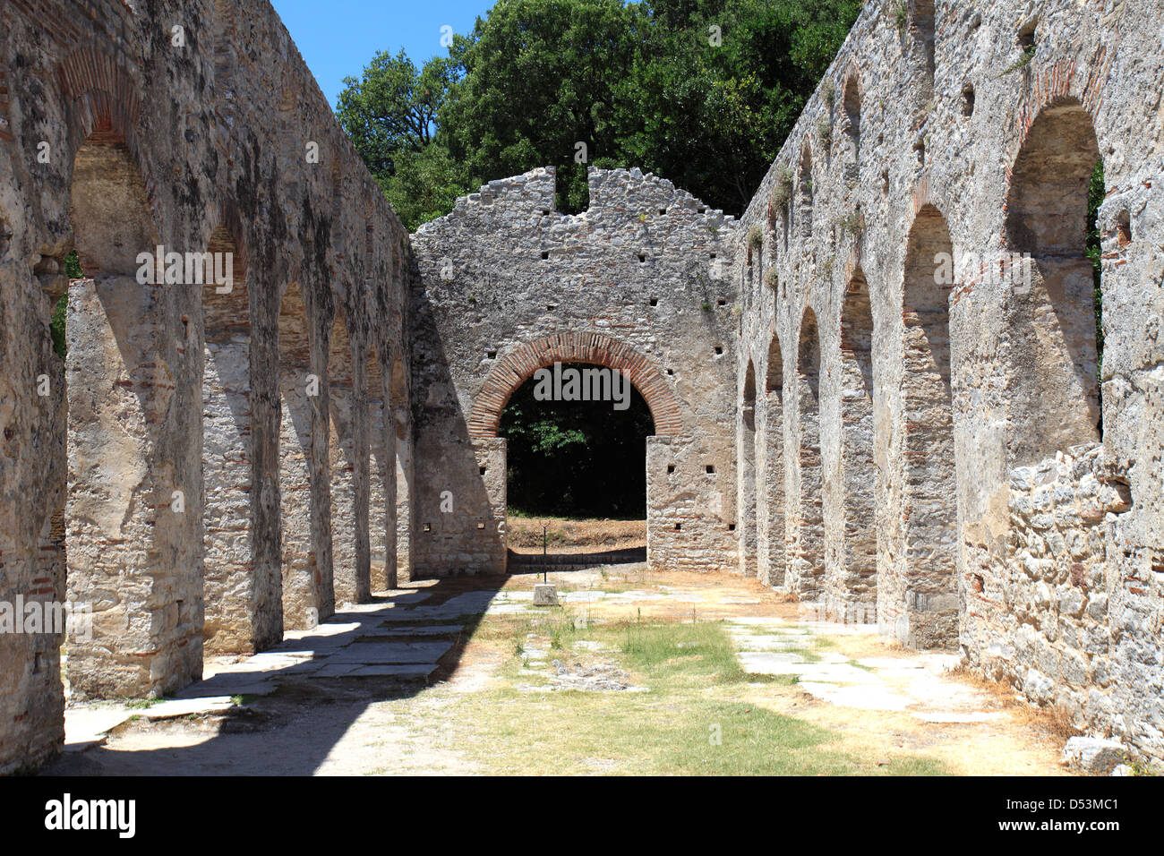 Ruins of the ancient site of Butrint, UNESCO World Heritage Site ...