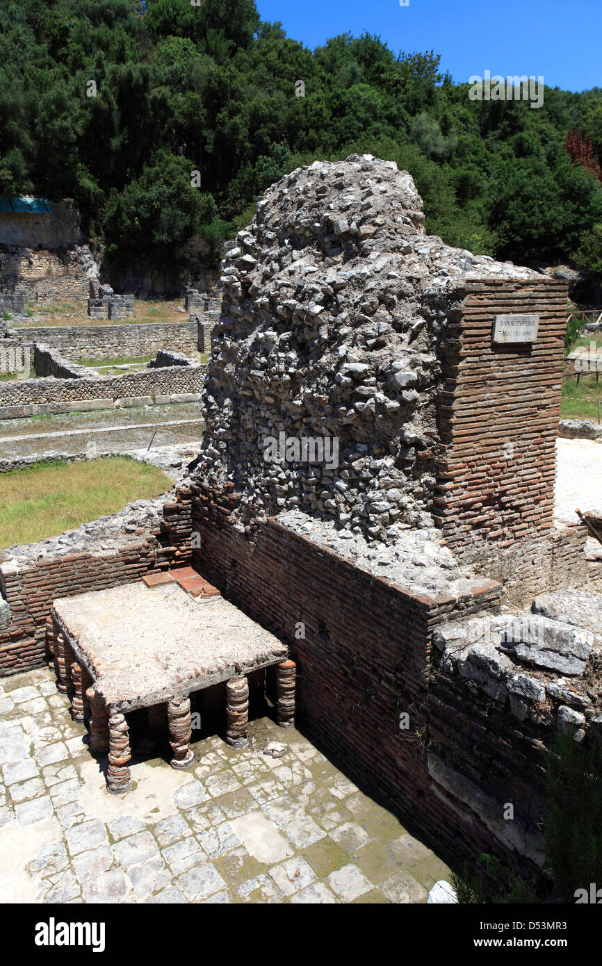 Ruins of the ancient site of Butrint, UNESCO World Heritage Site ...