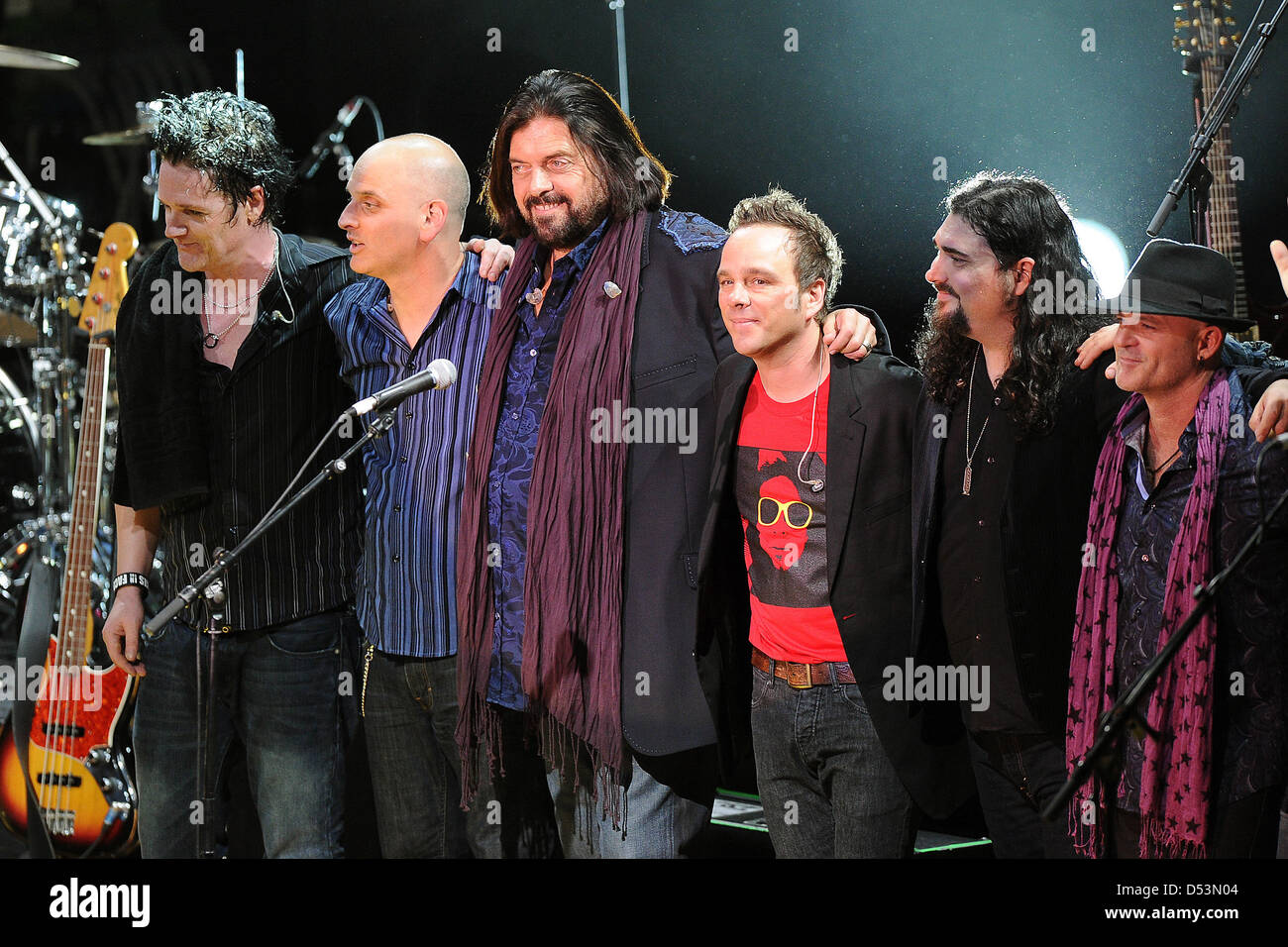 Danny Thompson (L-R), Guy Erez, Alan Parsons, Paul Josef Olsson ...