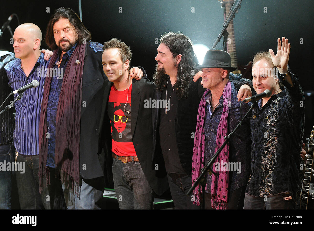 Danny Thompson (L-R), Guy Erez, Alan Parsons, Paul Josef Olsson ...