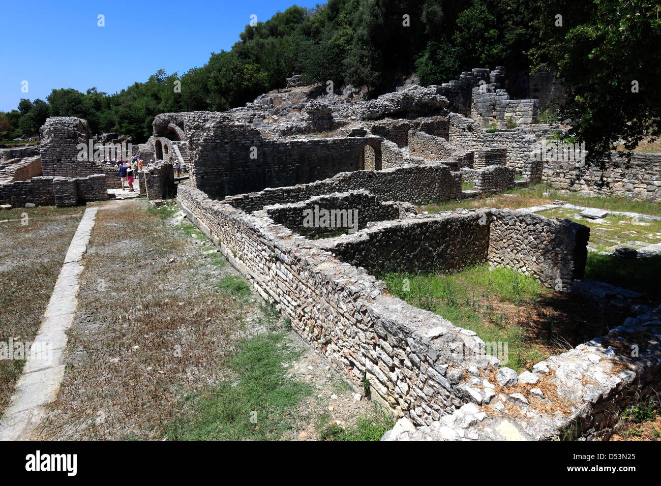 Ruins of the ancient site of Butrint, UNESCO World Heritage Site ...