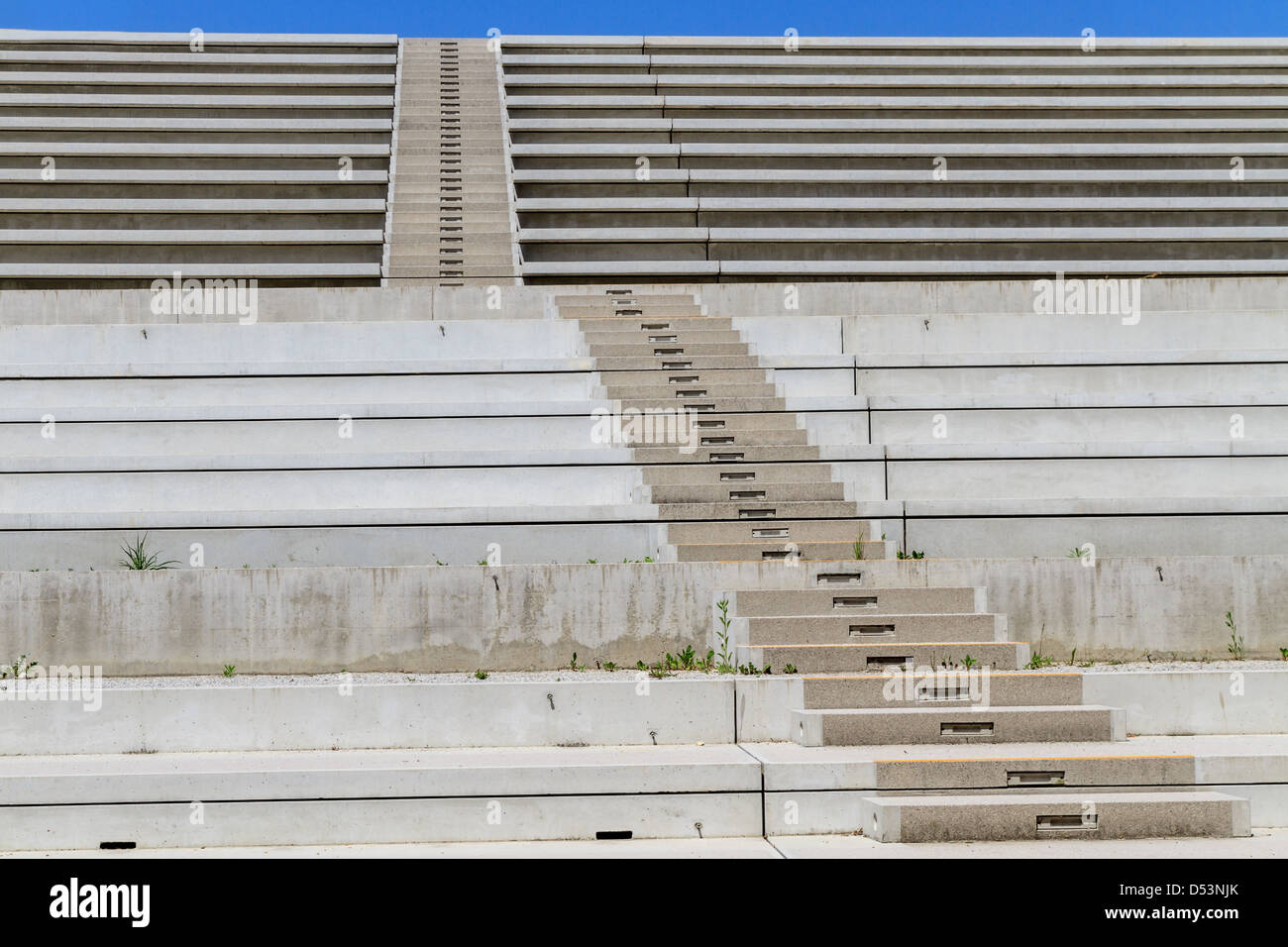 Modern amphitheater stairs Stock Photo - Alamy
