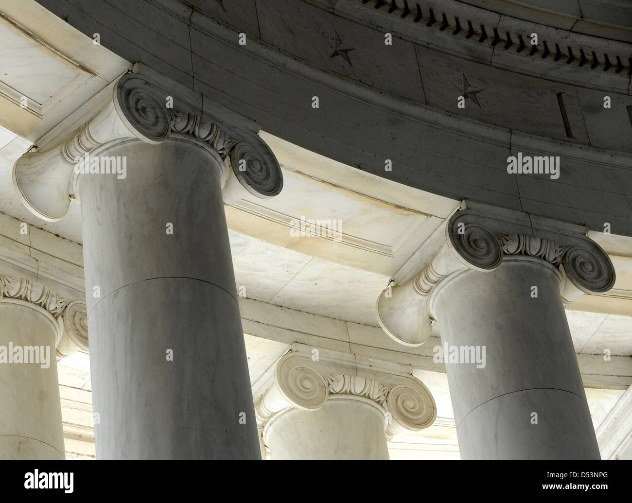 Pillars Thomas Jefferson Memorial Washington DC, pillars, piler, pila ...