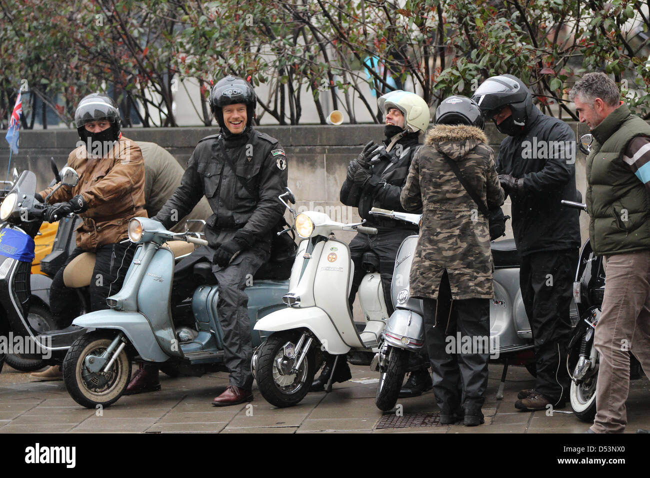 The first 'big ride' for the year, clubs from around the country meet ...