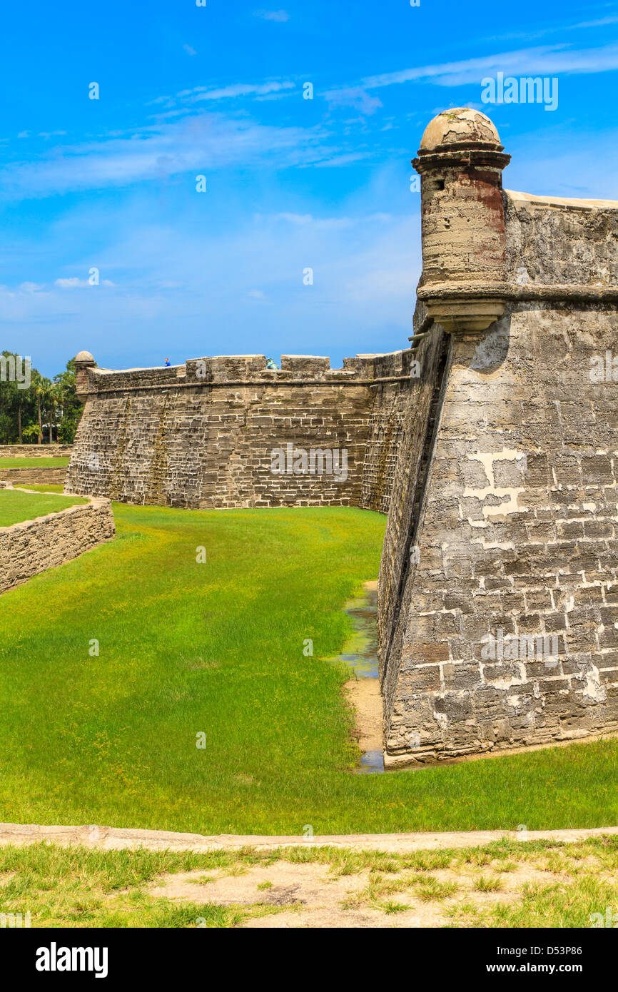 St. Augustine Fort, Castillo de San Marcos National Monument, Florida ...