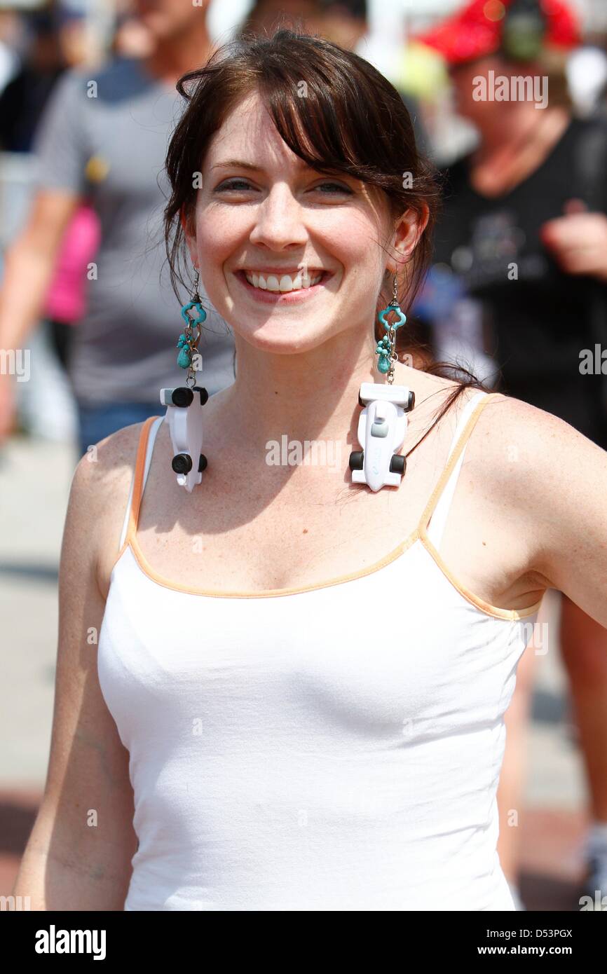 St. Petersburg, Florida, USA. 23rd March 2013. Rebecca Vogel poses for ...