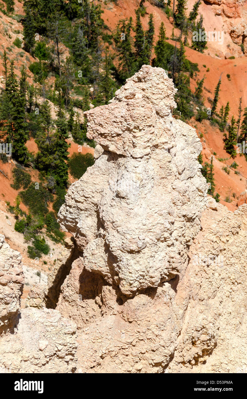 monkey -shaped rock in Bryce Canyon National Park in Utah in the United ...