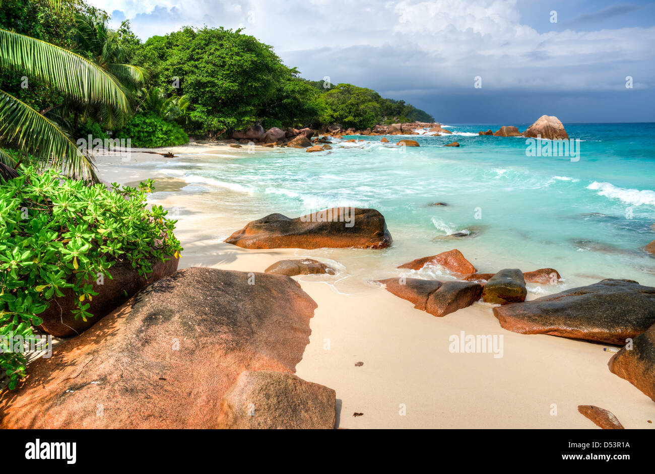 Anse Lazio beach, Praslin island, Seychelles Stock Photo - Alamy