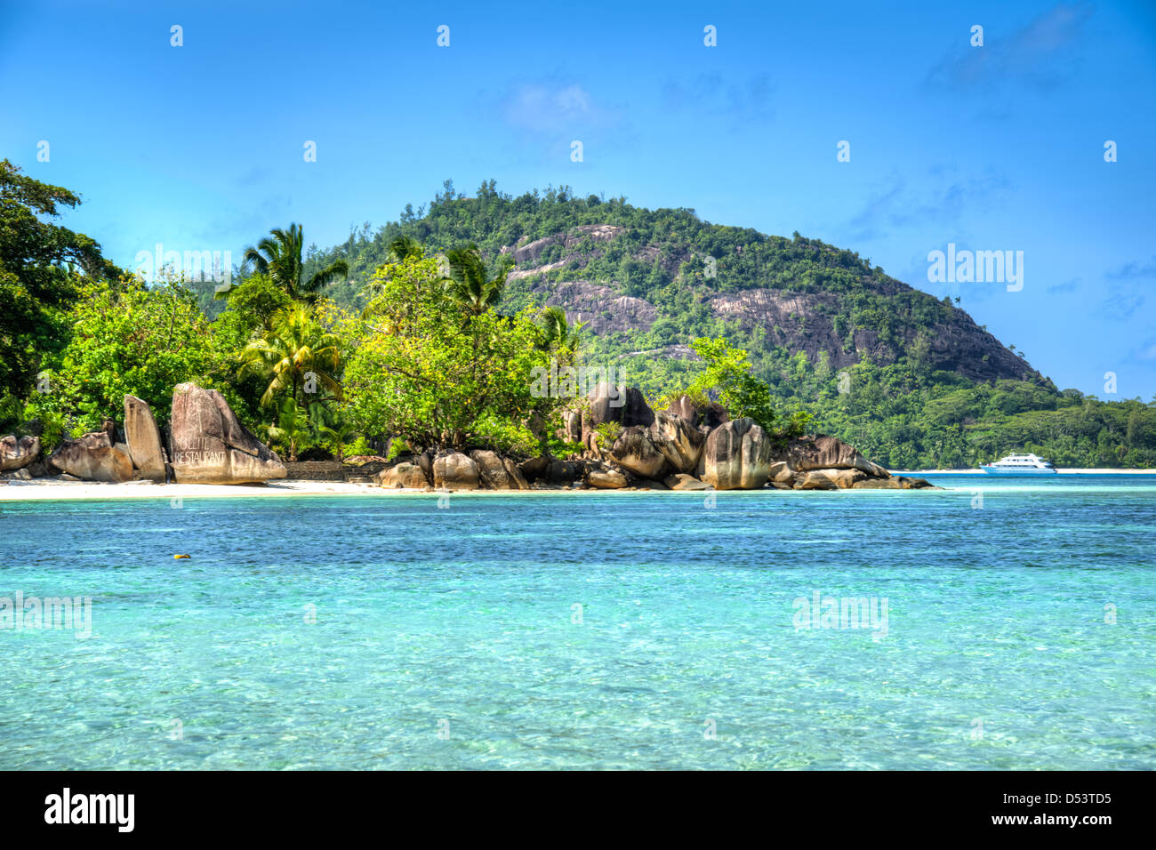 Port Launay beach, Mahe island, Seychelles Stock Photo - Alamy