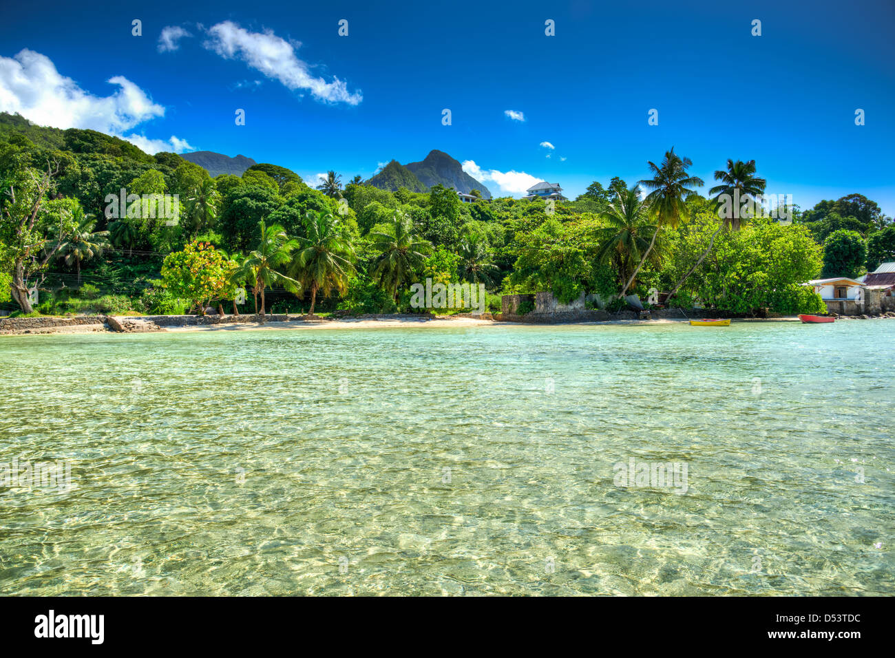 Port Launay beach, Mahe island, Seychelles Stock Photo - Alamy