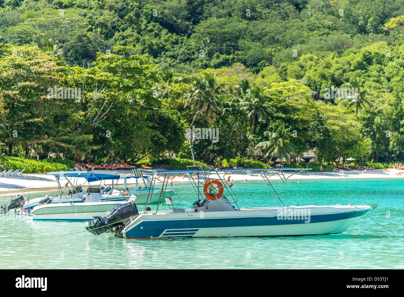 Port Launay beach on Mahe island, Seychelles Stock Photo - Alamy