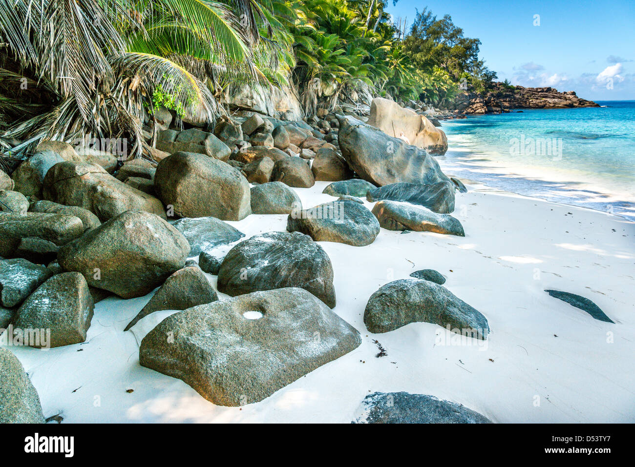 Anse Intendance beach on Mahe island, Seychelles Stock Photo - Alamy