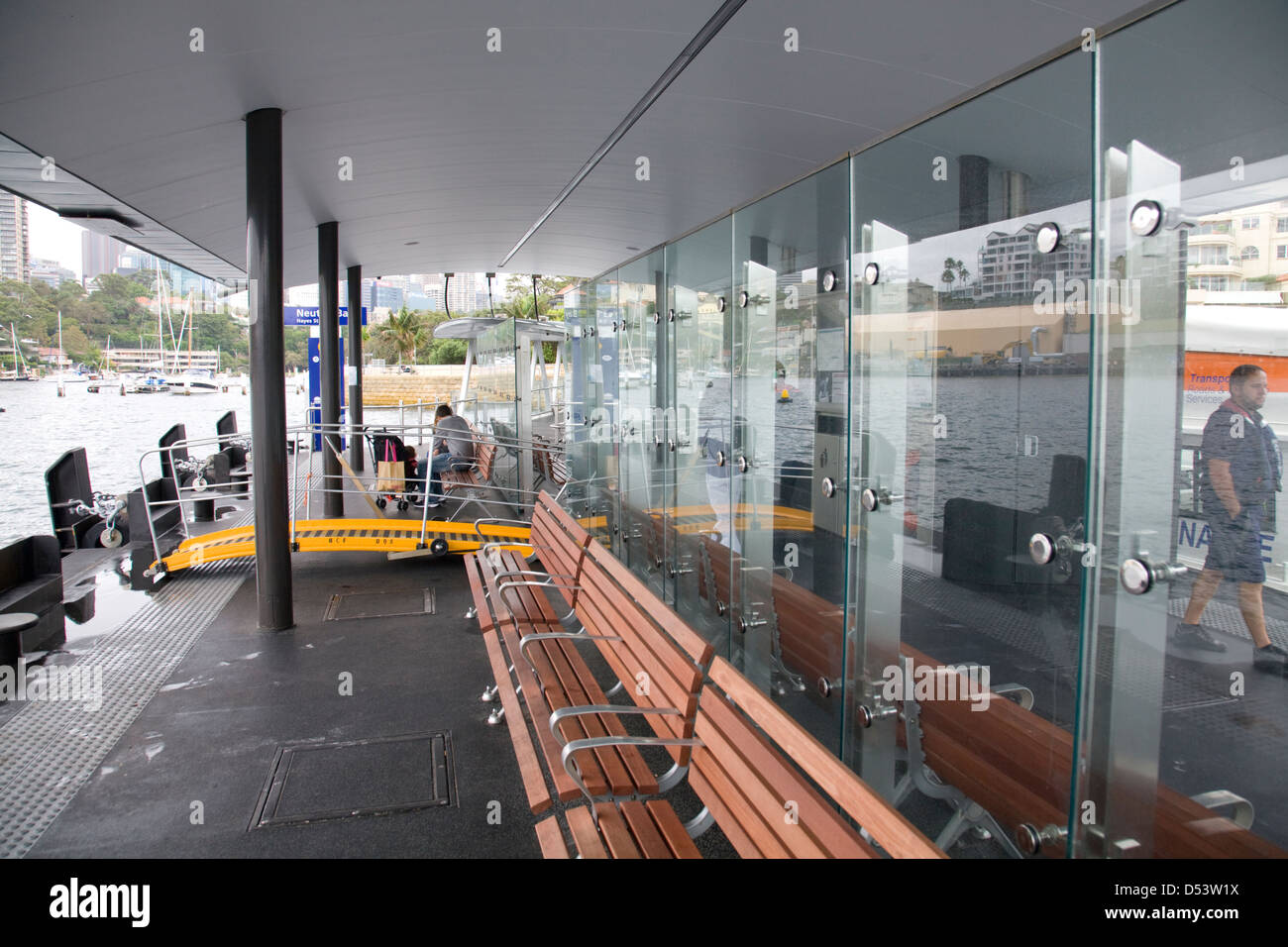 neutral bay ferry wharf, upgraded in 2012, sydney Stock Photo - Alamy