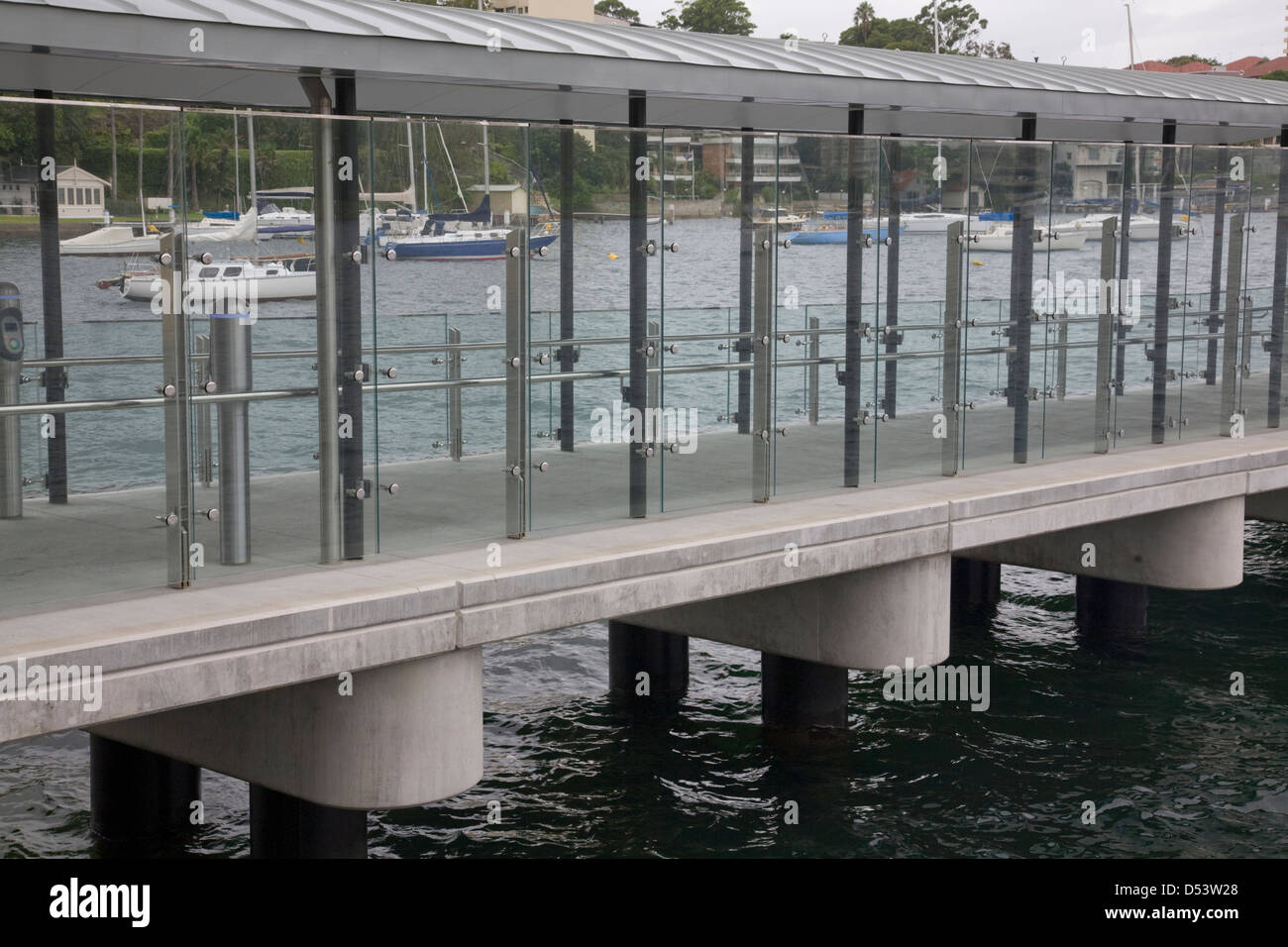 neutral bay ferry wharf on sydney harbour,australia Stock Photo - Alamy