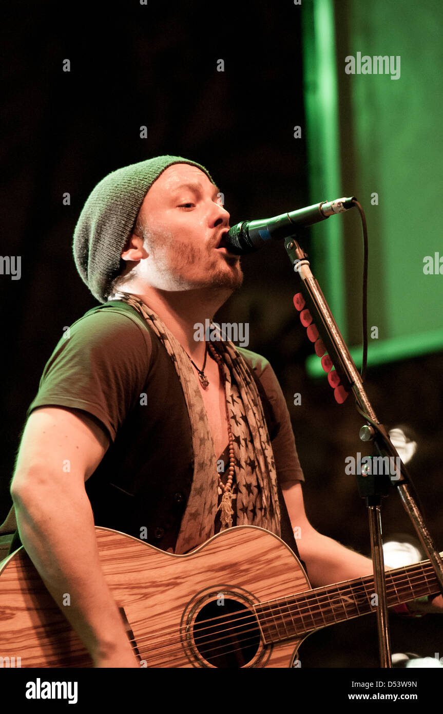 Beau Tyler, lead singer of We The Ghost, performs at Heart of Texas ...