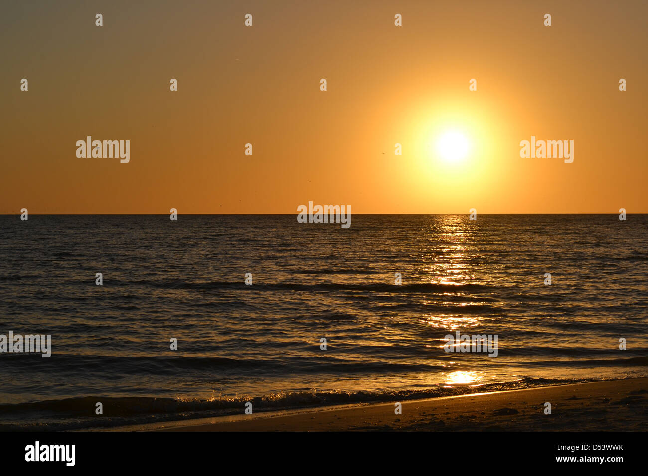 Sunset Sanibel Island Florida Stock Photo - Alamy