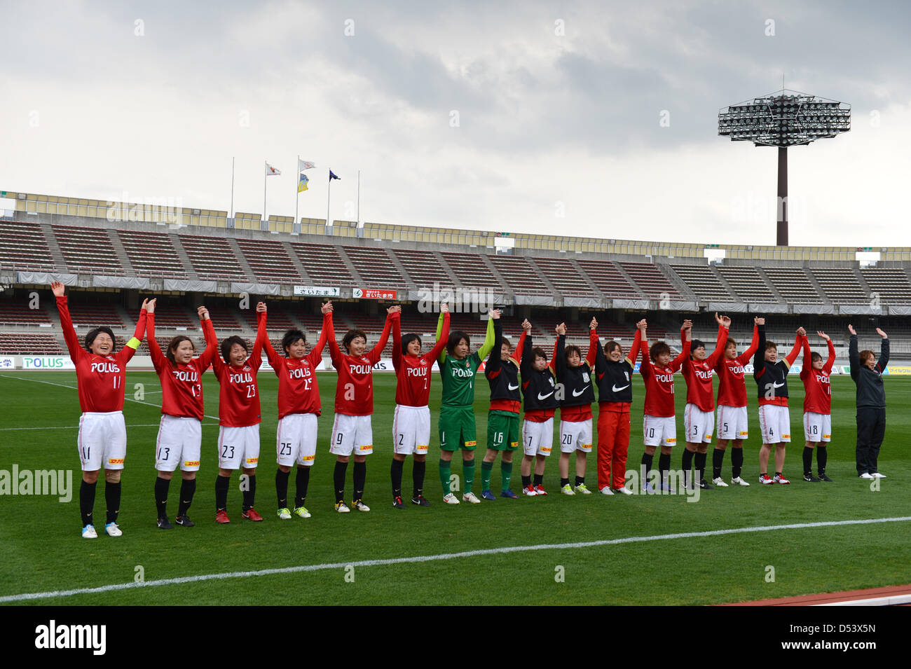Urawa Red Diamonds Ladies Team Group , MARCH 23, 2013 - Football/Soccer ...