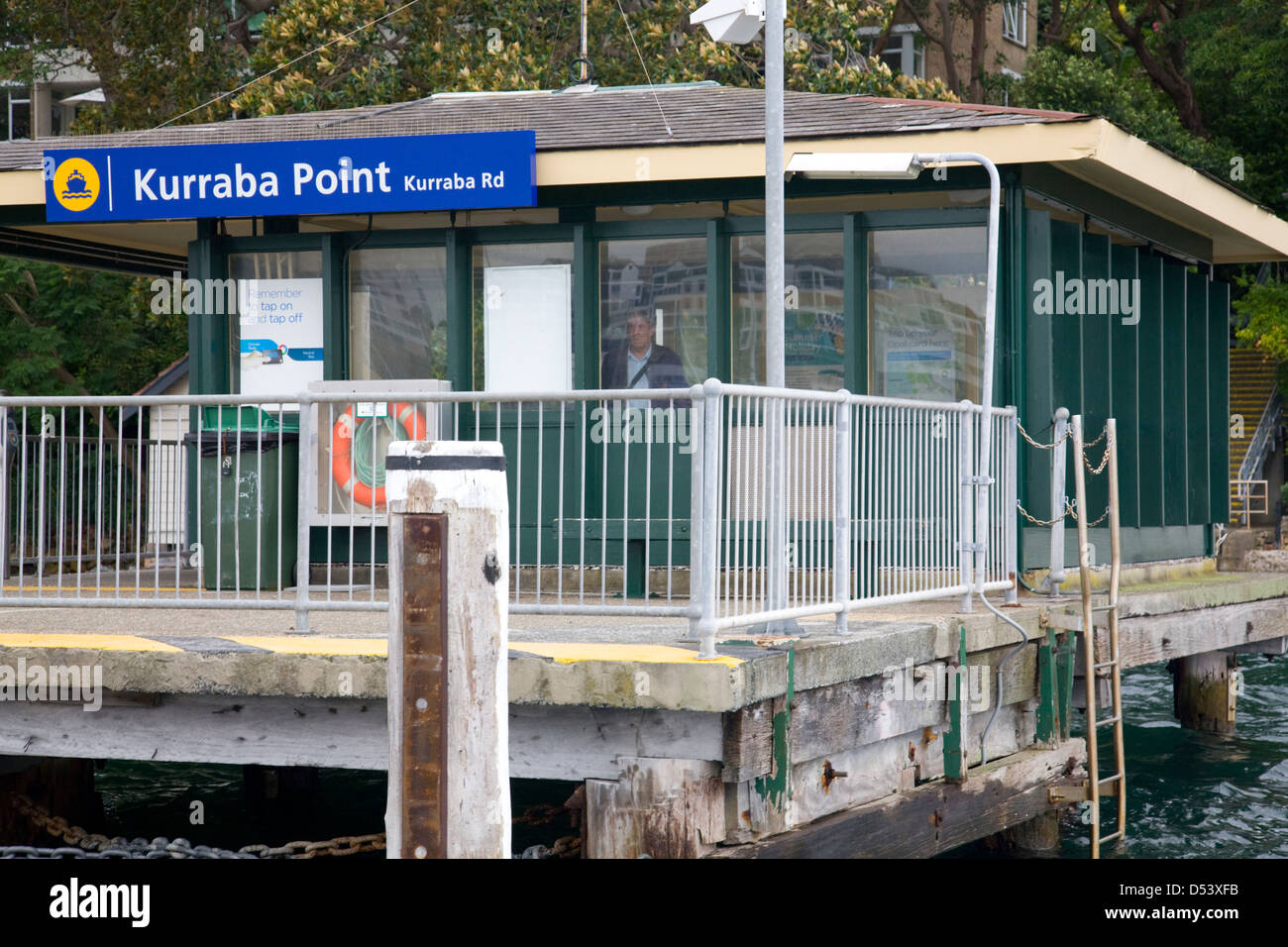 Kurraba point sydney ferry wharf in Sydney Harbour,NSW,Australia Stock Photo - Alamy