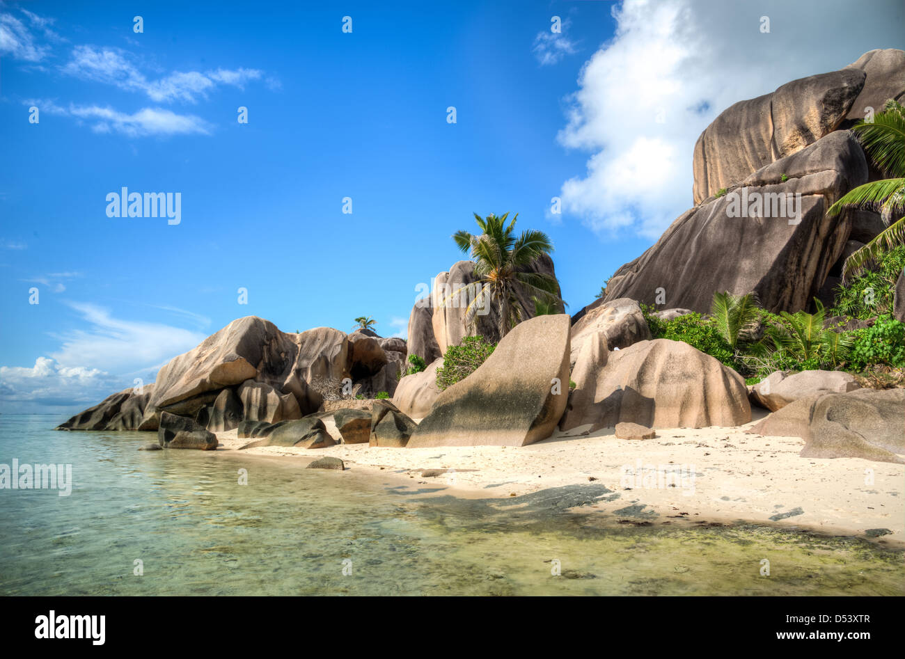 Anse Source d'Argent beach, La Digue island, Seychelles Stock Photo - Alamy