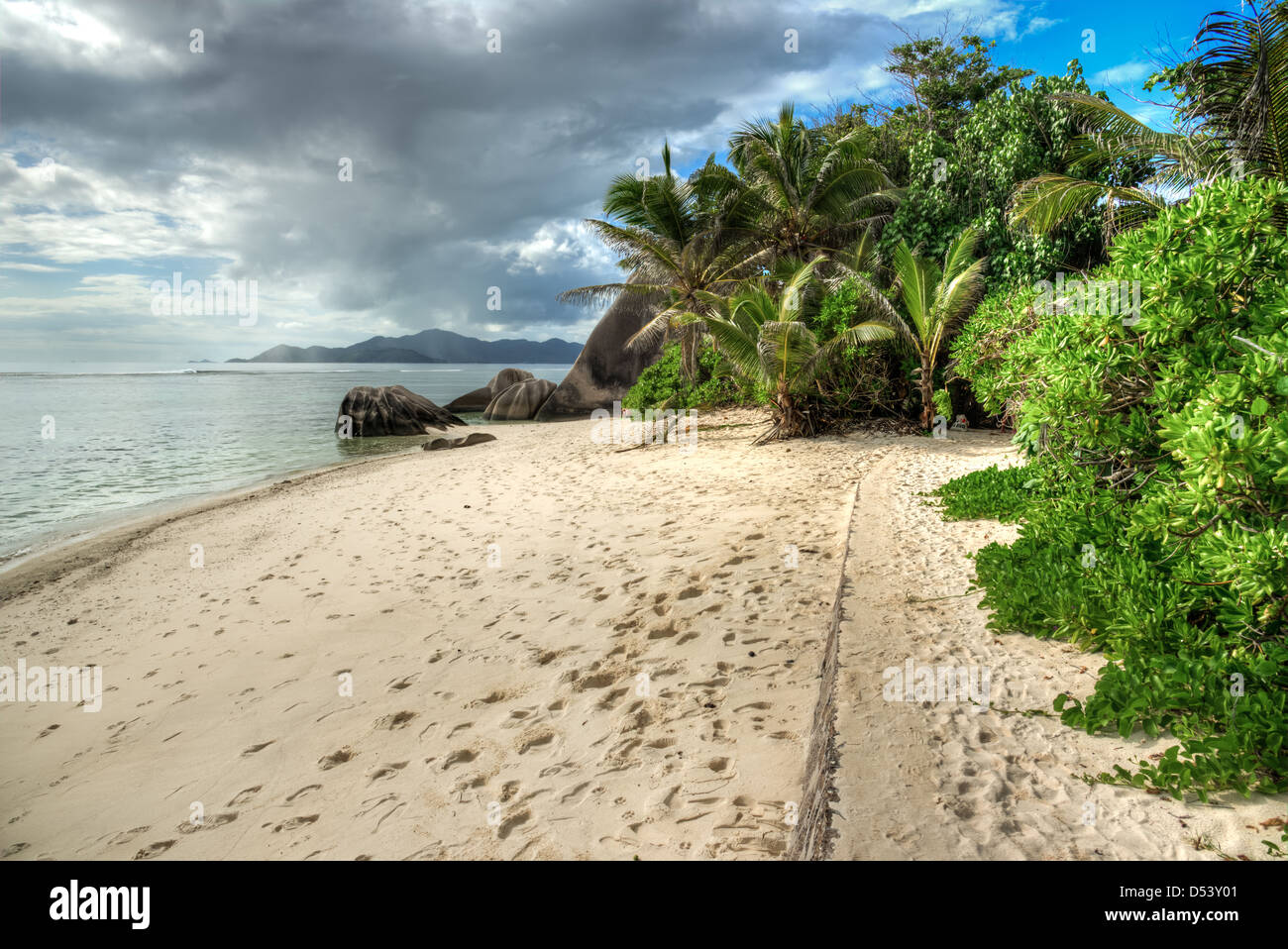 Anse Source d'Argent beach, La Digue island, Seychelles Stock Photo - Alamy