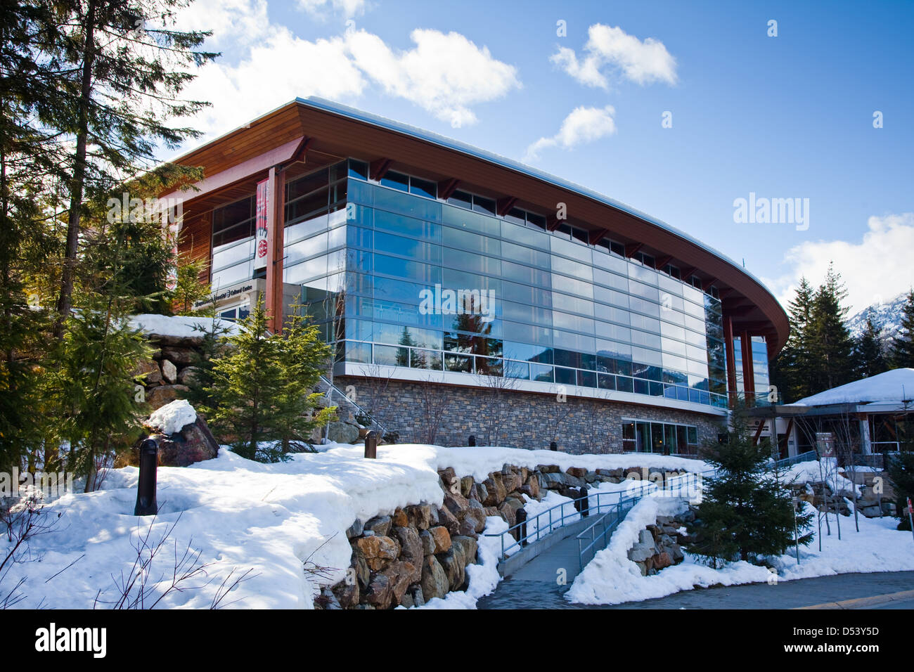 Squamish First Nation Cultural Center in Whistler Village, British ...