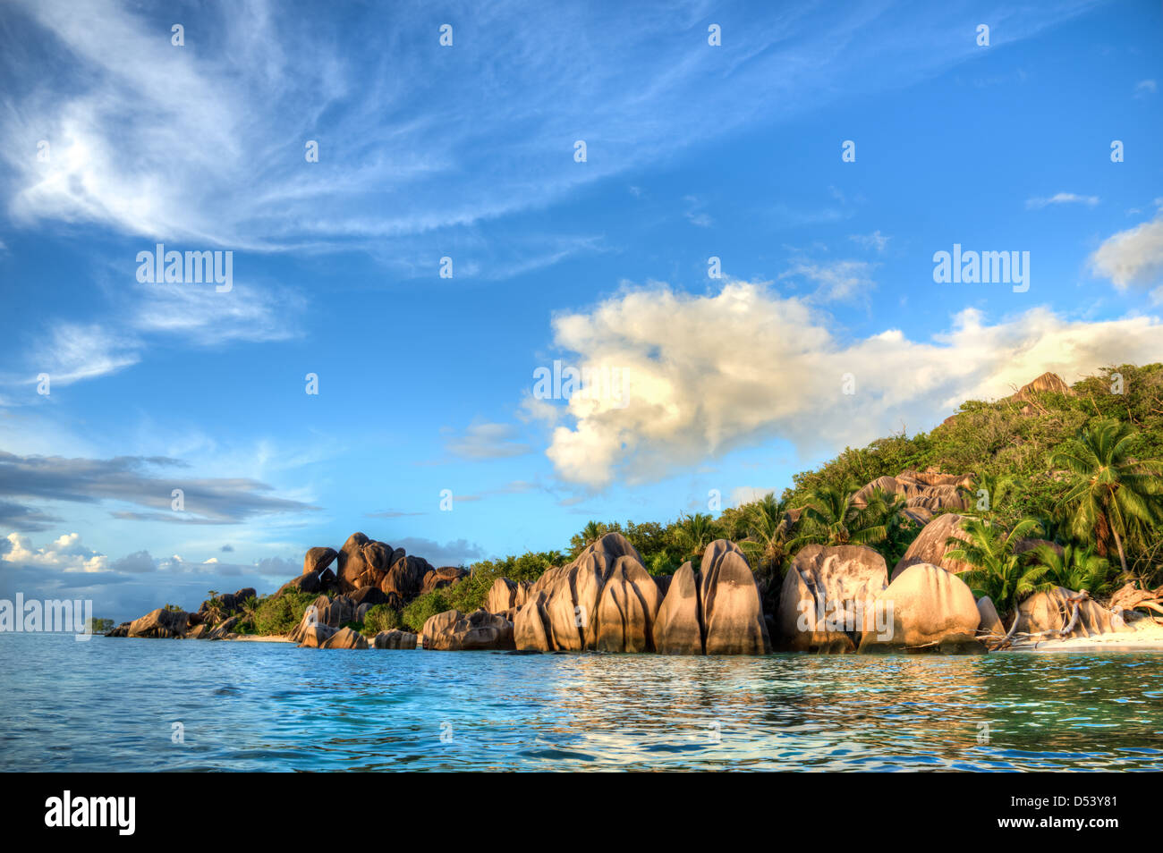 Anse Source d'Argent beach, La Digue island, Seychelles Stock Photo - Alamy