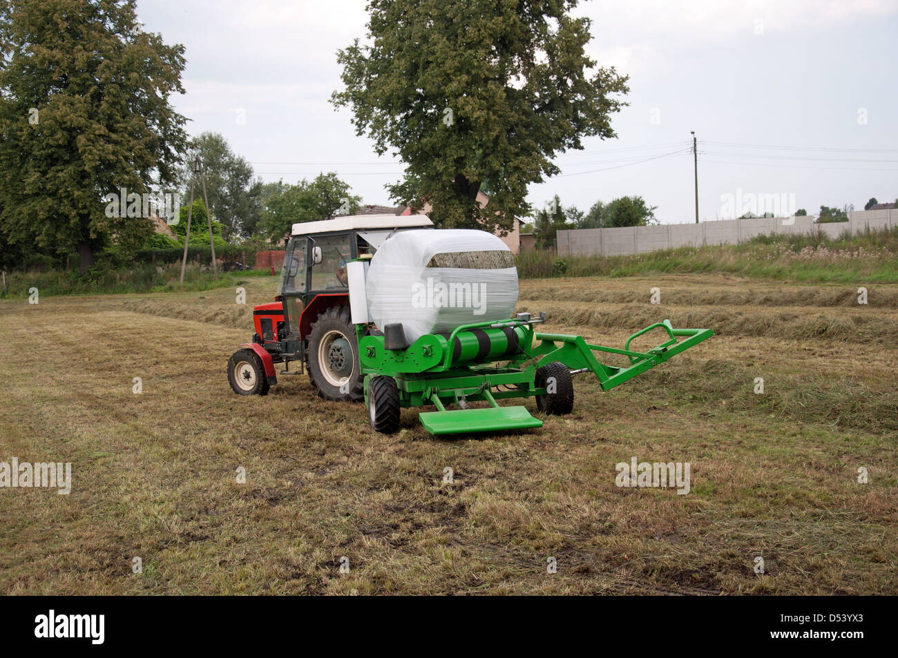 Tractor during work in hi-res stock photography and images - Alamy