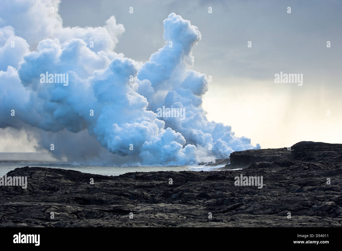 Steam rising from kilauea volcano hi-res stock photography and images ...