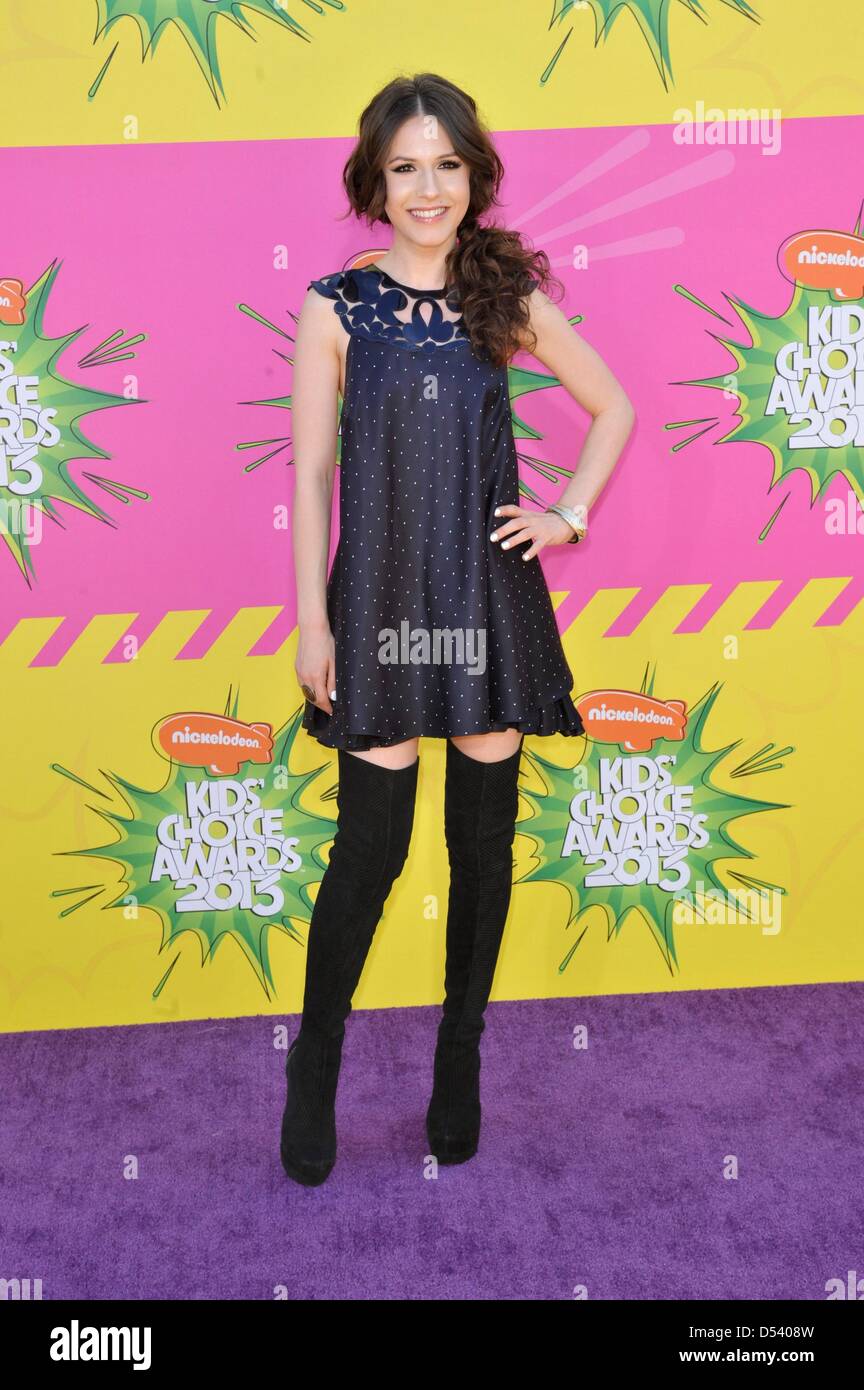 Los Angeles, USA. 23rd March, 2013. Challen Cates at arrivals for ...