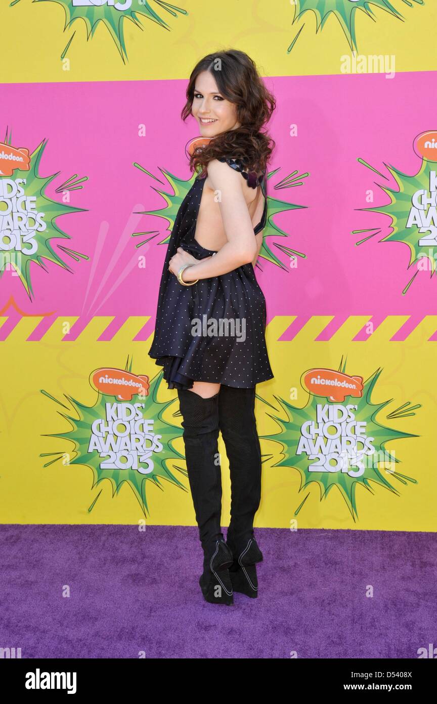 Los Angeles, USA. 23rd March, 2013. Challen Cates at arrivals for ...