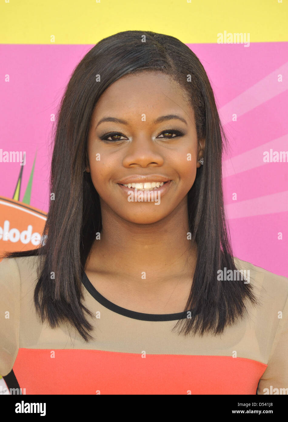 Los Angeles, USA. 23rd March, 2013.Gabrielle Douglas attending the ...