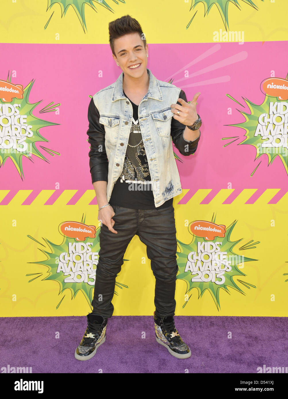 Los Angeles, USA. 23rd March, 2013.Lucca Hanni attending the ...