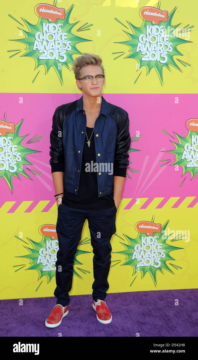 Los Angeles, USA. 23rd March 2013. Australian singer Cody Simpson ...