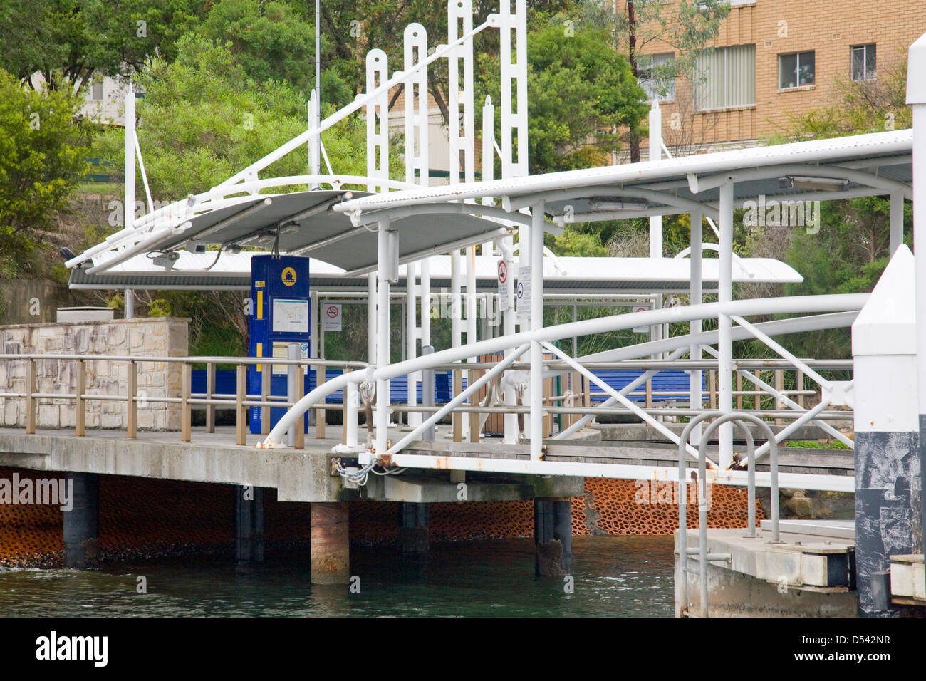 commuter ferry wharf on sydney harbour Stock Photo - Alamy