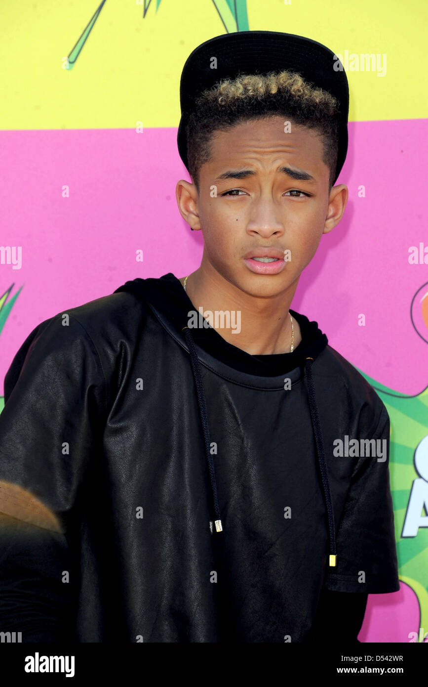 Los Angeles, USA. 23rd March 2013. US actor Jaden Smith arrives at ...