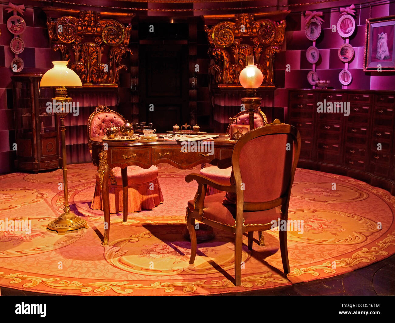 Professor Dolores Umbridge's room.The making of Harry Potter back lot ...