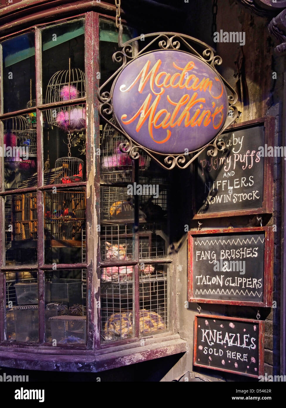 Diagon Alley Shop Signs High Resolution Stock Photography and Images ...